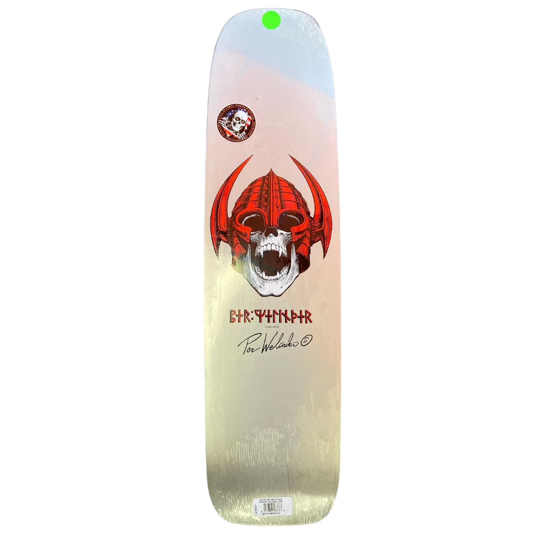 Powell Peralta OG Welinder Freestyle Skateboard Deck - Silver – Pro ...